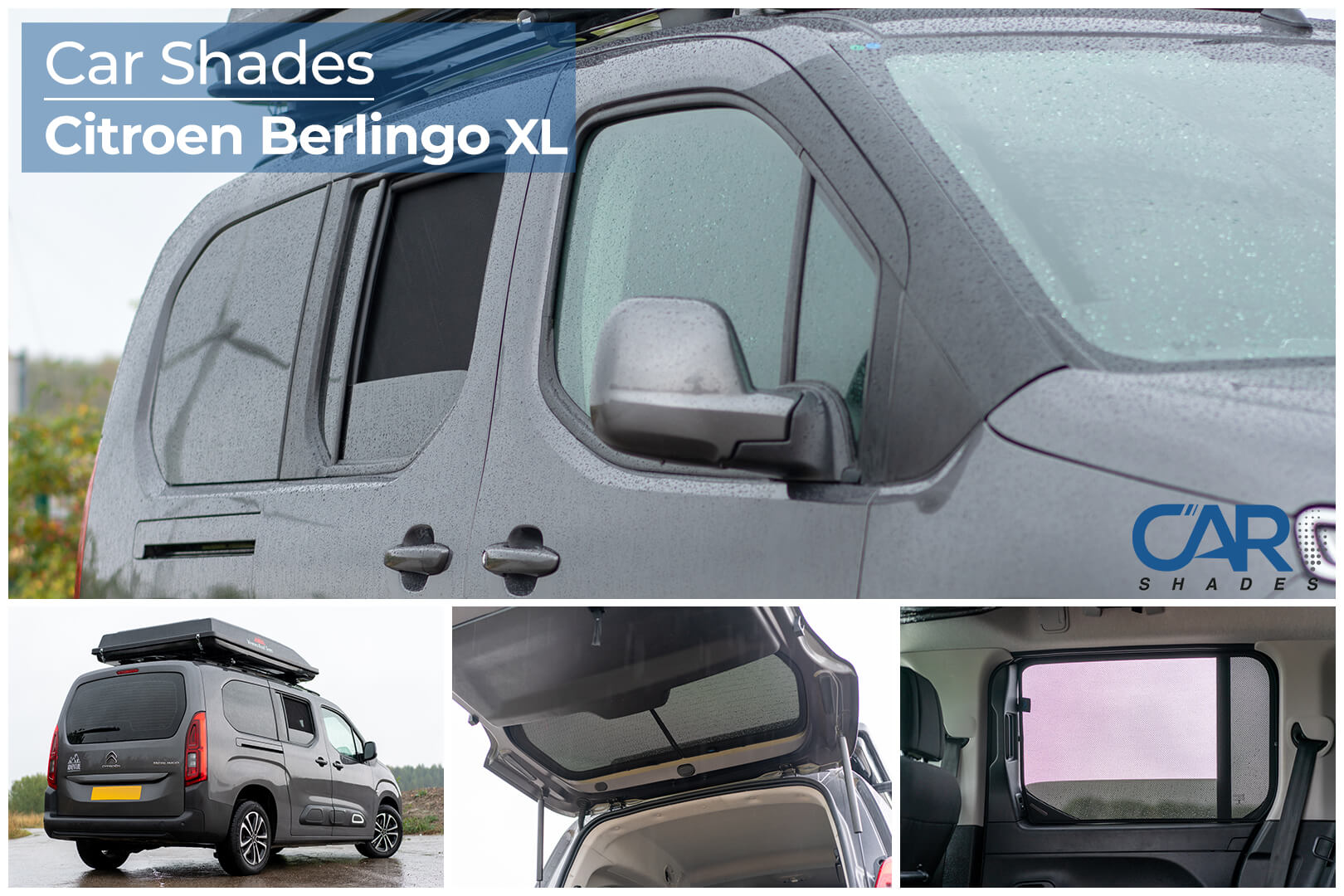 Parasoles - CITROEN BERLINGO XL 18- Car Shades Envío 24-48h – ICCTUNING
